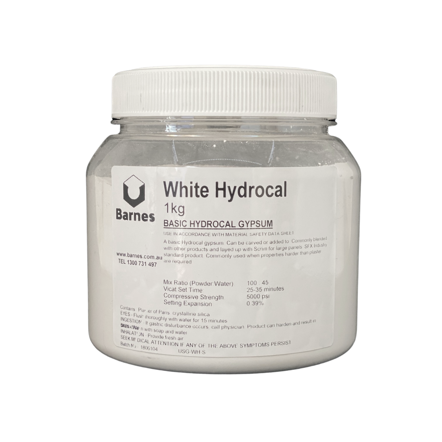 White Hydrocal - Barnes